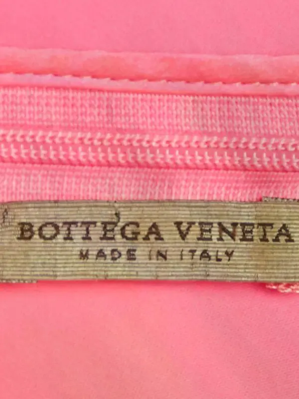 Bottega Veneta Chiffon-appliqué Sleeveless Mini Dress