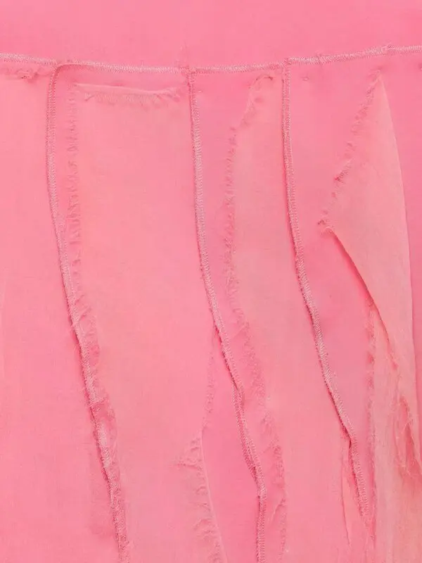 Bottega Veneta Chiffon-appliqué Sleeveless Mini Dress