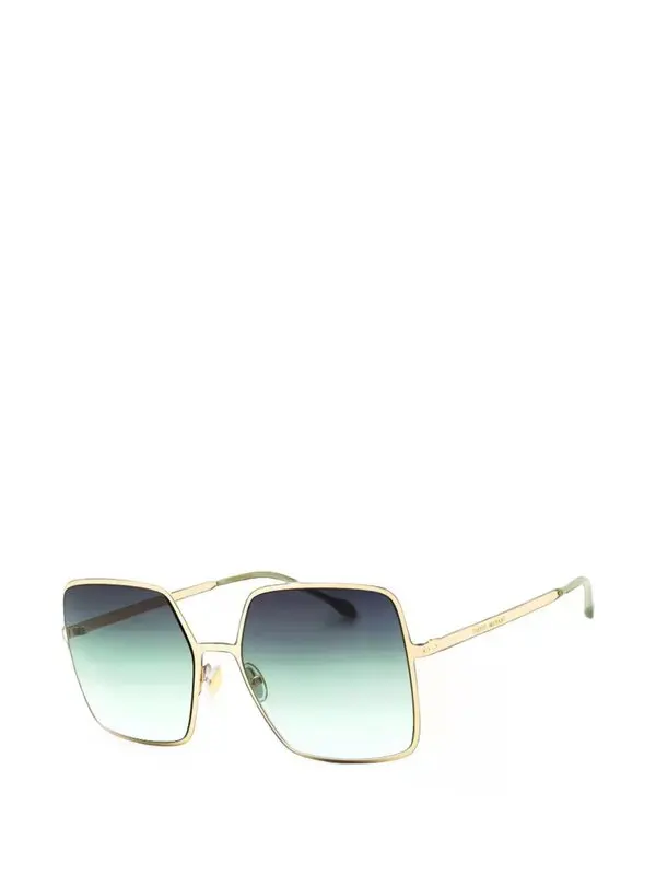 Isabel Marant Étoile Oversized Geometric-frame Sunglasses - Gold