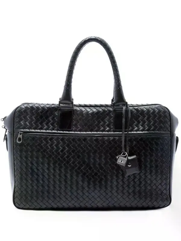 Bottega Veneta 2009 Nappa Intrecciato Business Bag - Black