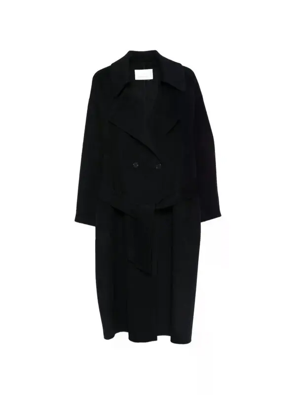 THE FRANKIE SHOP Issen Belted Trench Coat - Blue