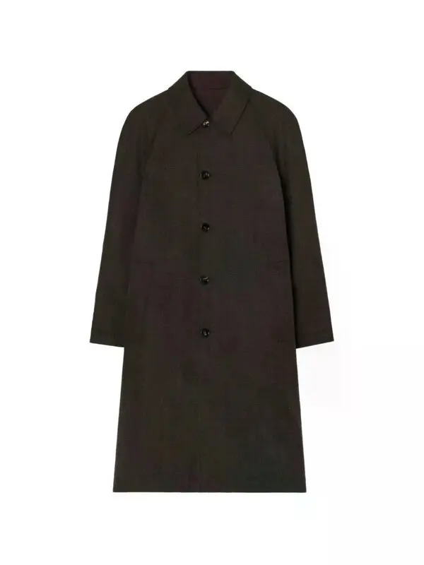 Burberry Long Reversible Gabardine Parkbury Car Coat