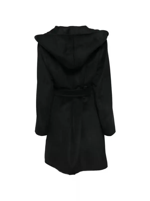 Marina Rinaldi Hooded Belted Coat