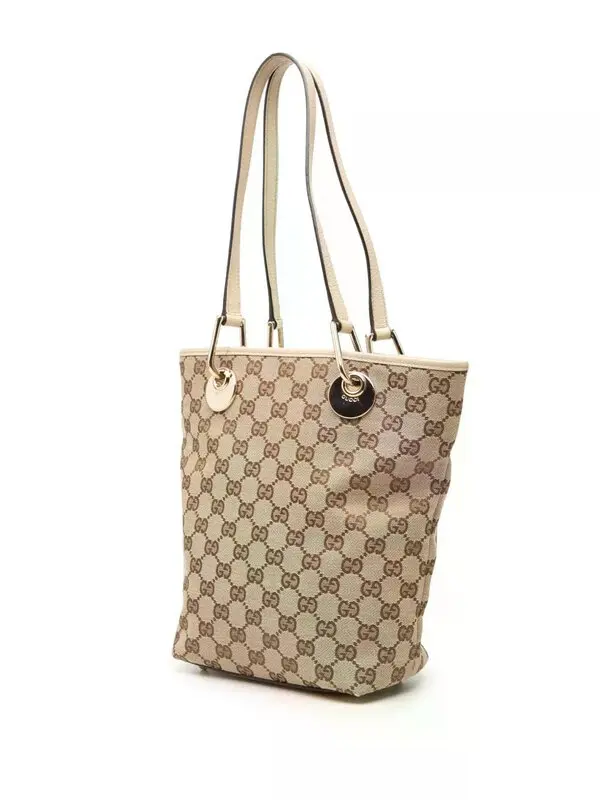 Gucci 2000-2015 Gg Canvas Eclipse Tote Bag - Neutrals
