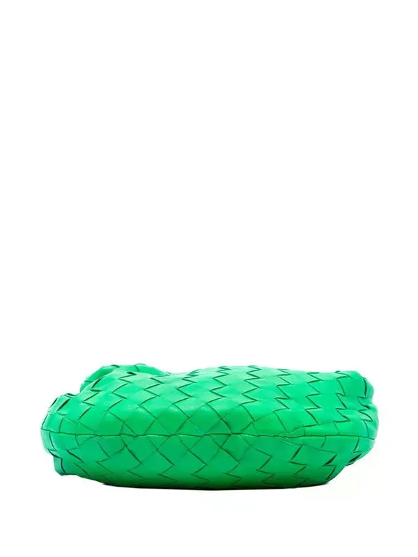 Bottega Veneta 2012-2026 Mini Nappa Intrecciato Jodie Hobo Bag - Green
