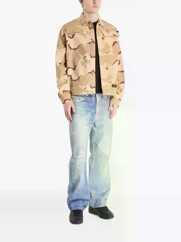 Alpha Industries Chore Camouflage-print Overshirt