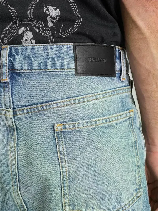 REPRESENT Heaton Logo-patch Jeans