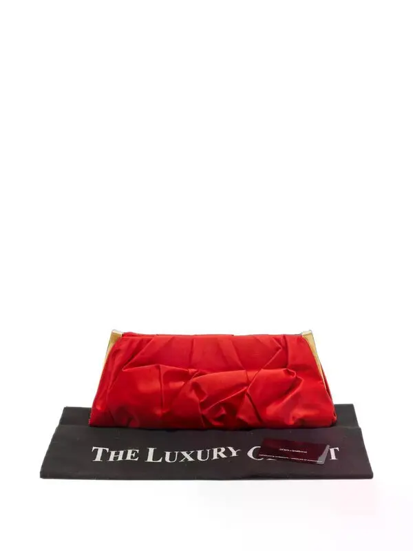 Dolce & Gabbana Miss Lady Satin Clutch Bag