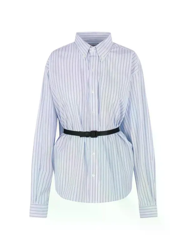 Vaquera Belted Striped Shirt
