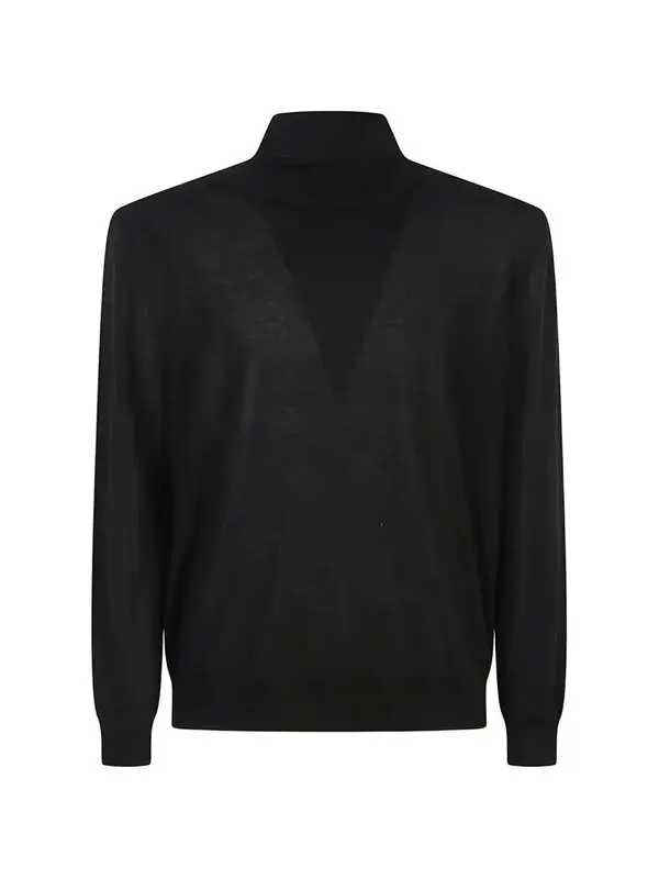 BRETT JOHNSON Fine-knit Turtleneck Sweater