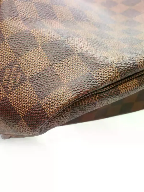 LOUIS VUITTON 2010 Mm Neverfull Damier Ebene Tote Bag - Brown