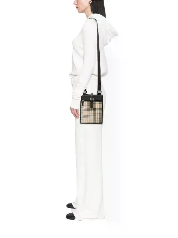 Burberry 2000-2017 House Check Canvas Crossbody Bag