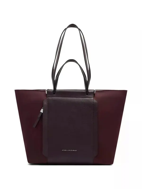 PIQUADRO Logo-plaque Shoulder Bag - Red