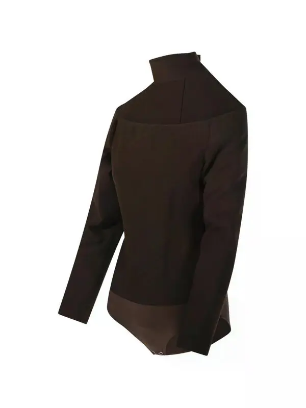 OSCAR THE COLLECTION Aimée Cut-out High-neck Bodysuit