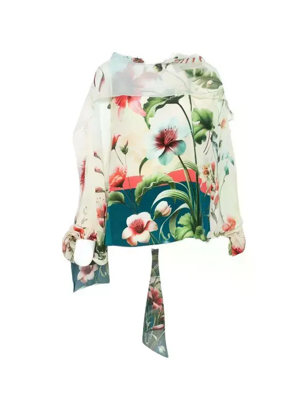 F.R.S FOR RESTLESS SLEEPERS Floral-print Blouse