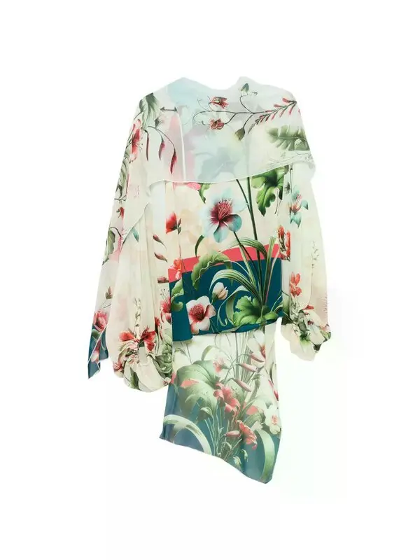 F.R.S FOR RESTLESS SLEEPERS Floral-print Blouse - Neutrals