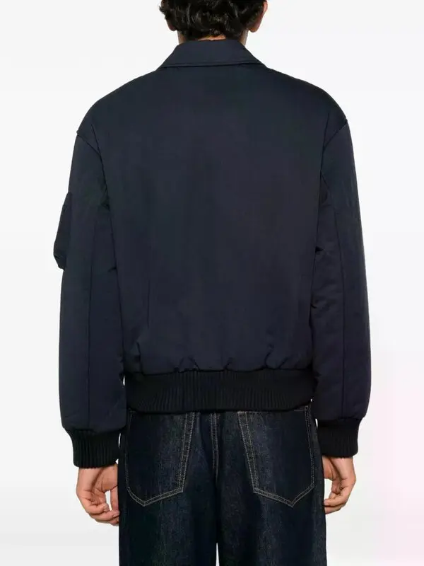 Maison Kitsuné Logo-patch Bomber Jacket