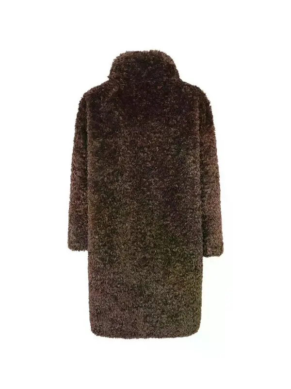 Herno Faux-fur Funnel-neck Coat
