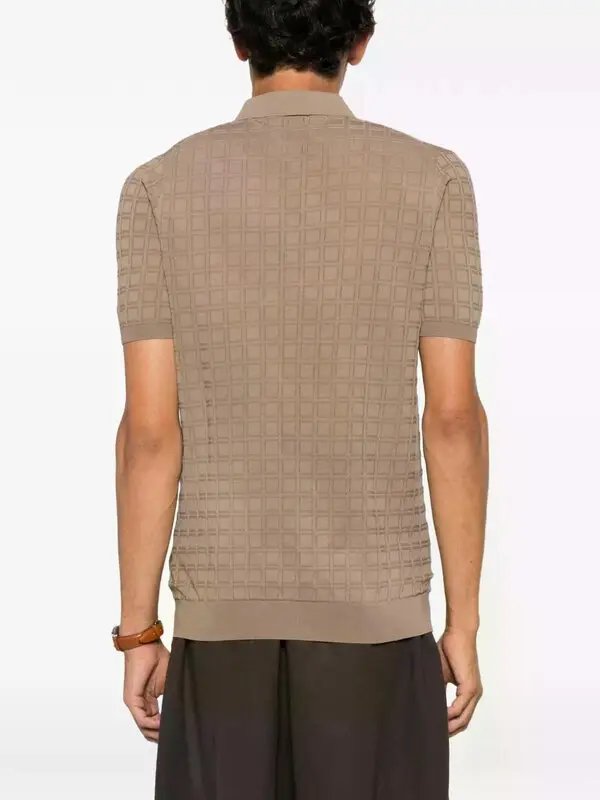 JEORDIE'S Check-pattern Polo Shirt