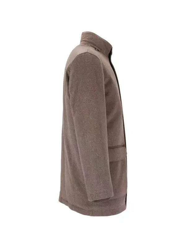 Corneliani High-neck Single-breasted Coat