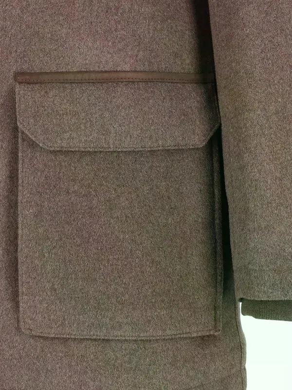 Corneliani High-neck Single-breasted Coat