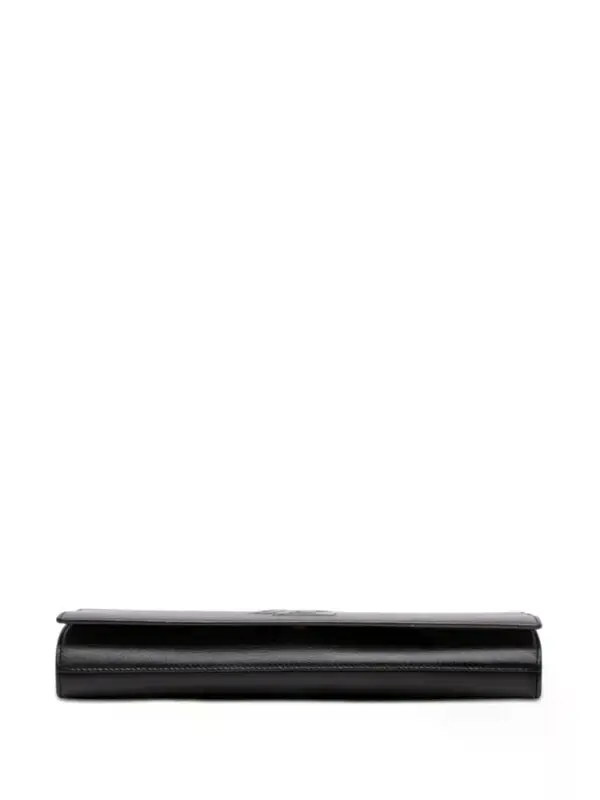 Saint Laurent 2017 Large Calfskin Monogram Belle De Jour Clutch Bag