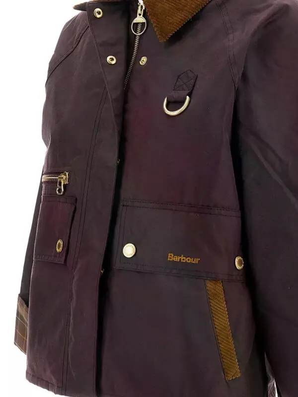 Barbour Cottingham Waxed Corduroy-collar Jacket