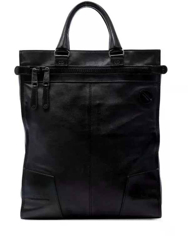 Dior 2008 Leather Vertical Tote Bag