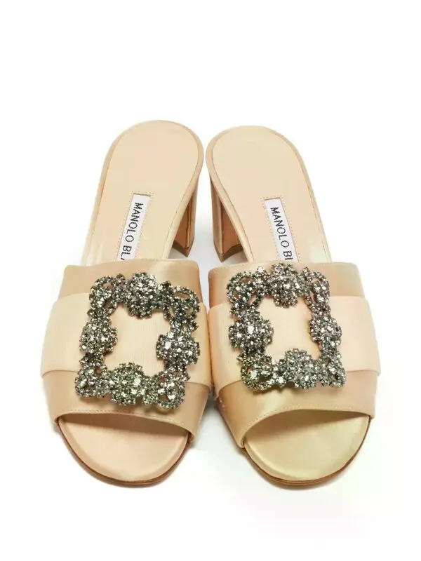 Manolo Blahnik Martamod Embellished Sandals