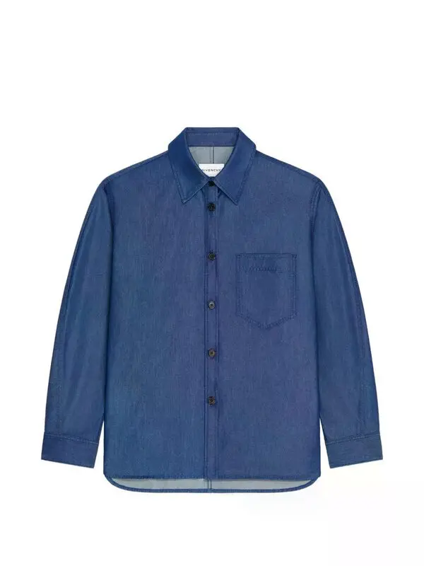Givenchy Couture Seam Overshirt Denim With Stamp