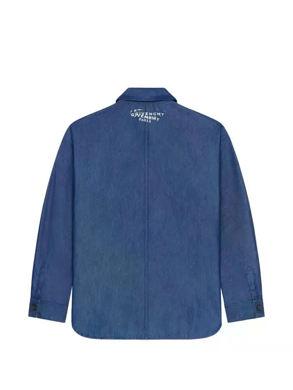 Givenchy Couture Seam Overshirt Denim With Stamp