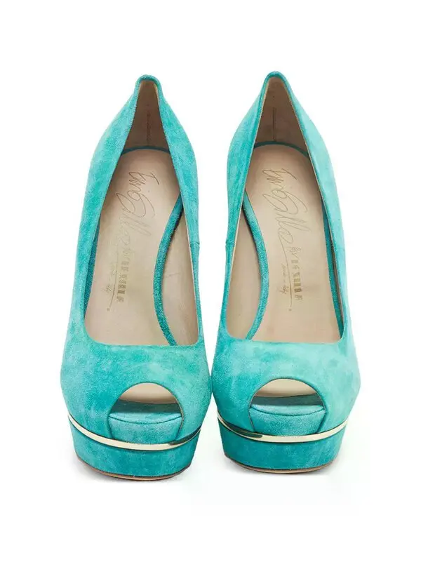 LE SILLA Peep-toe Platform Pumps