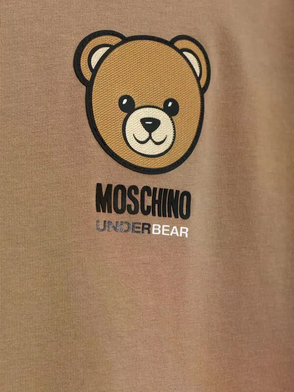 Moschino Underbear Logo-patch T-shirt