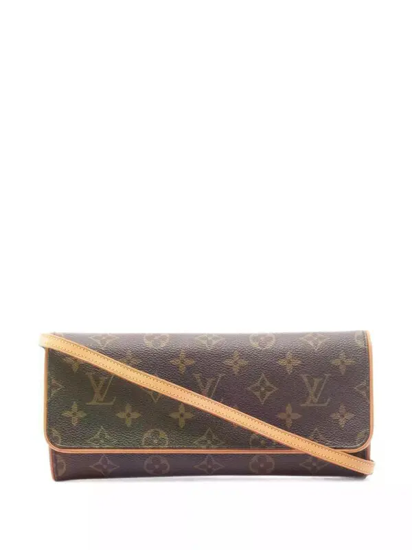 LOUIS VUITTON 2001 Gm Monogram Pochette Twin Shoulder Bag