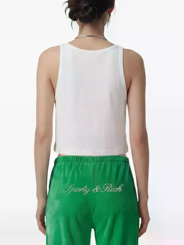 Sporty & Rich Jadore Logo-print Tank Top - White