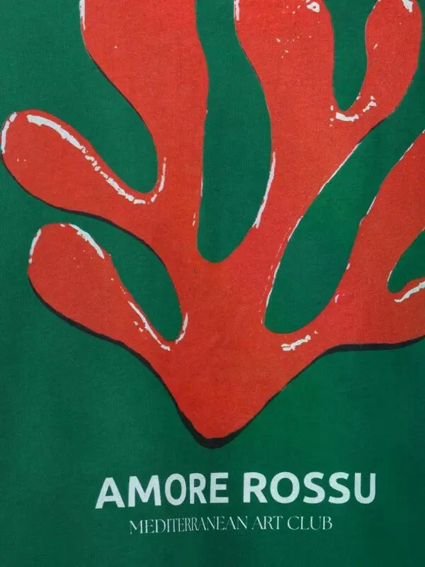 FAIR Amore Rossu Logo-embroidered T-shirt