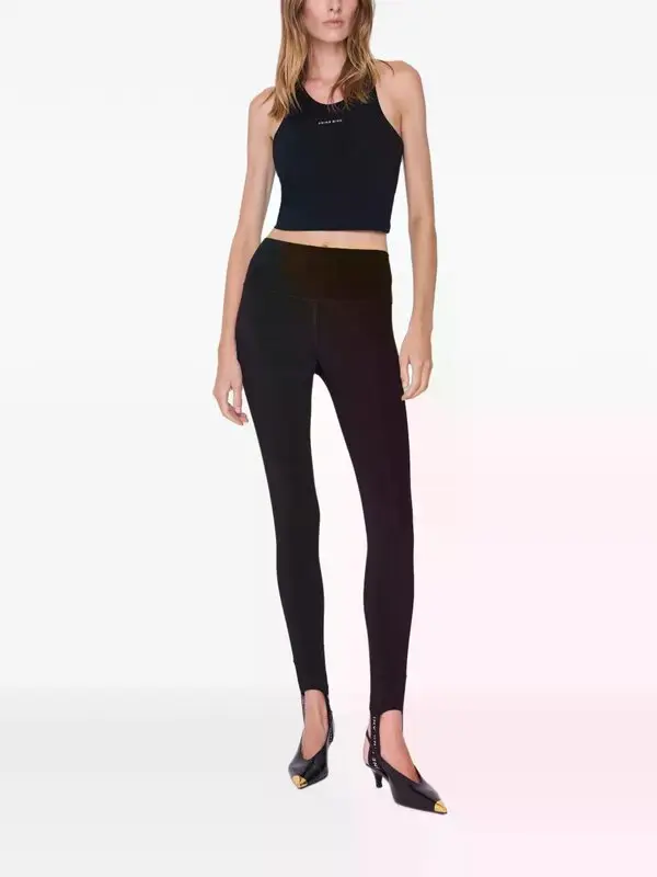ANINE BING Elina Logo-print Sports Bra