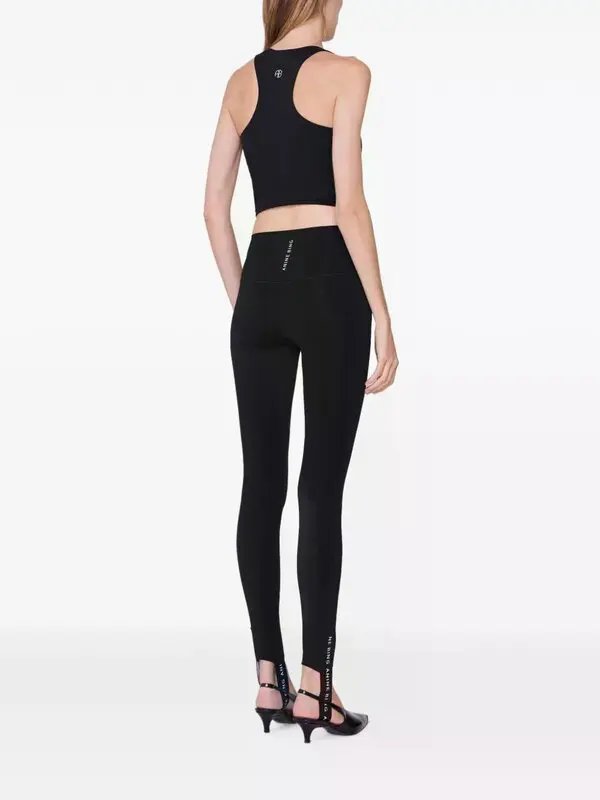 ANINE BING Elina Logo-print Sports Bra