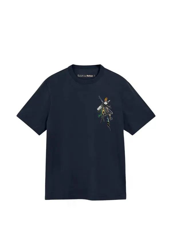Barbour X Paul Smith Graphic-print T-shirt