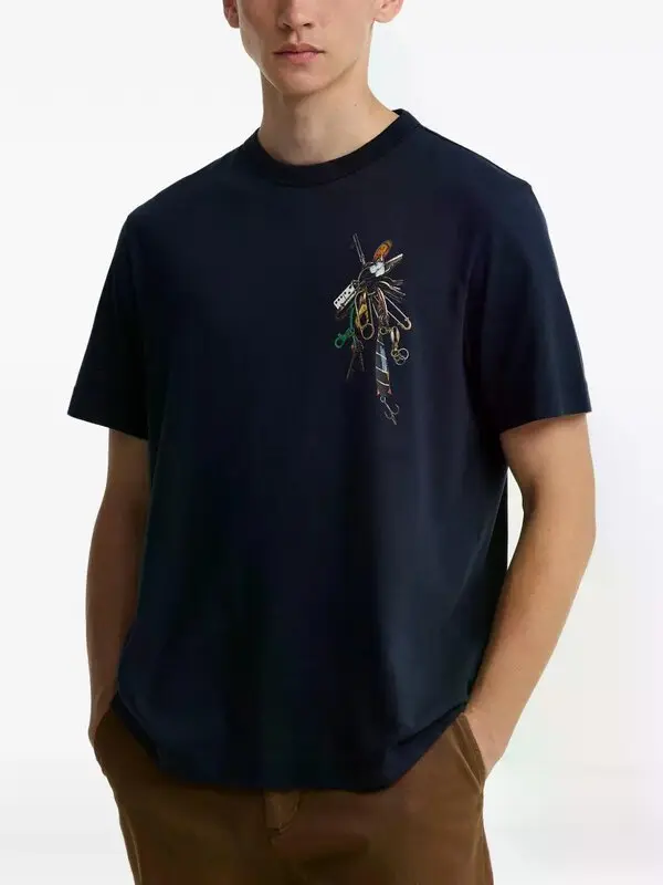 Barbour X Paul Smith Graphic-print T-shirt