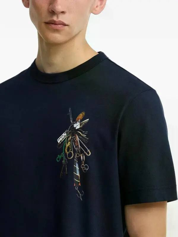 Barbour X Paul Smith Graphic-print T-shirt