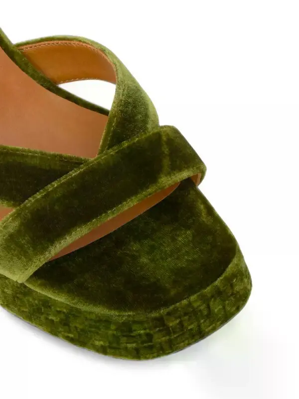 CastaÑer Vero Velvet Sandals