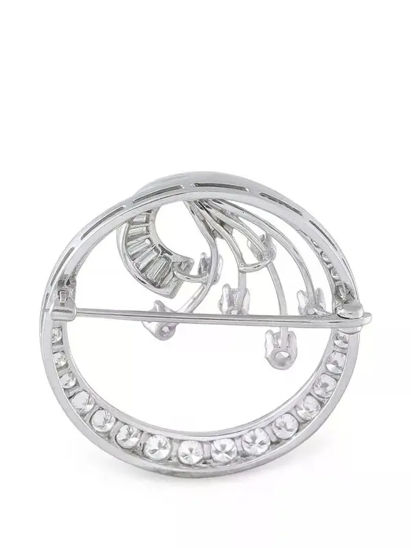 LB EXCLUSIVE Circle-shape Diamond Brooch