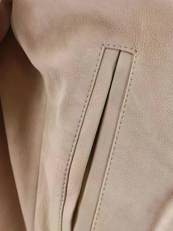BOSS Leather Bomber Jacket