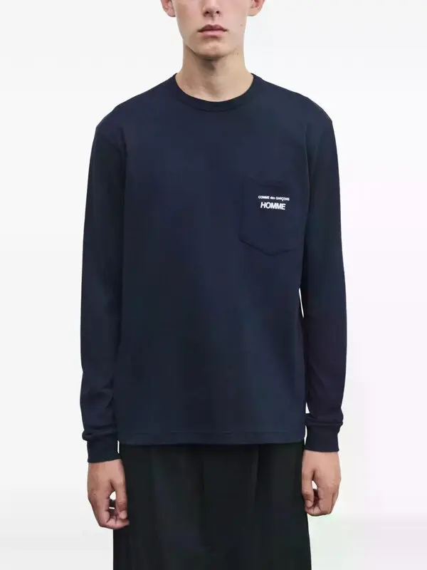 Comme Des Garçons Logo-print Pocket T-shirt