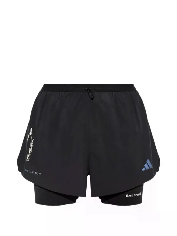 Adidas Song For The Mute Layered Shorts - Black
