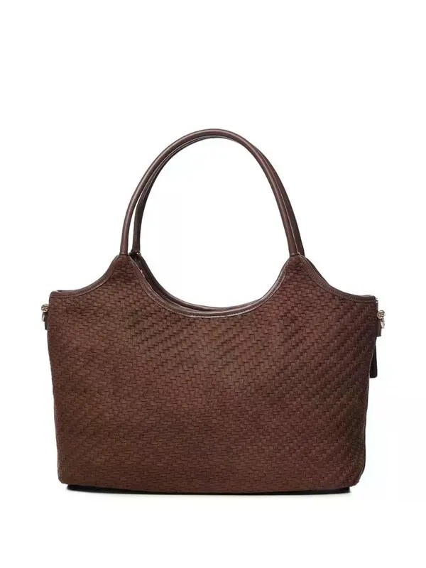 V°73 Woven-effect Shoulder Bag - Brown