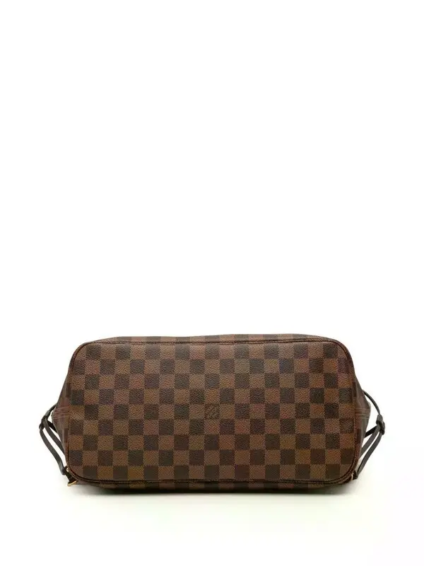 LOUIS VUITTON 2014 Damier Ebene Neverfull Mm Tote Bag