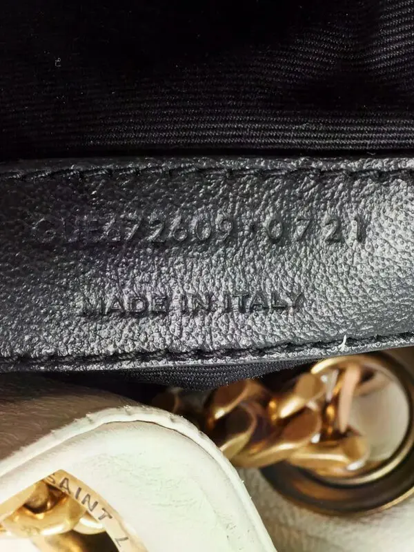 Saint Laurent 2021 Joe Matelassé-effect Leather Backpack