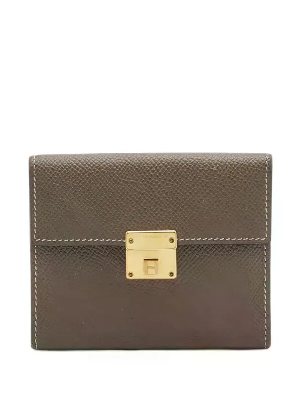 Hermès 2019 Clic 12 Epsom Leather Wallet
